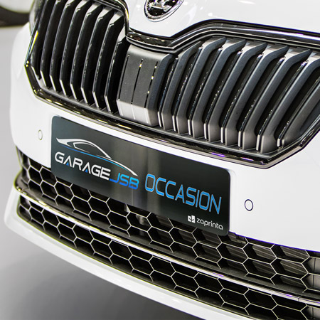 Cache plaque immatriculation personnalisé | Zaprinta Belgique